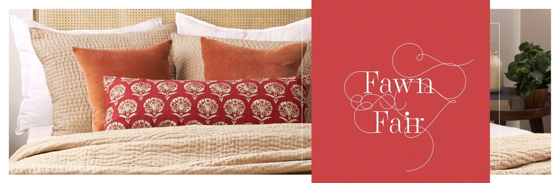 Fawn Fair Collection - Soft, Elegant Home Textiles